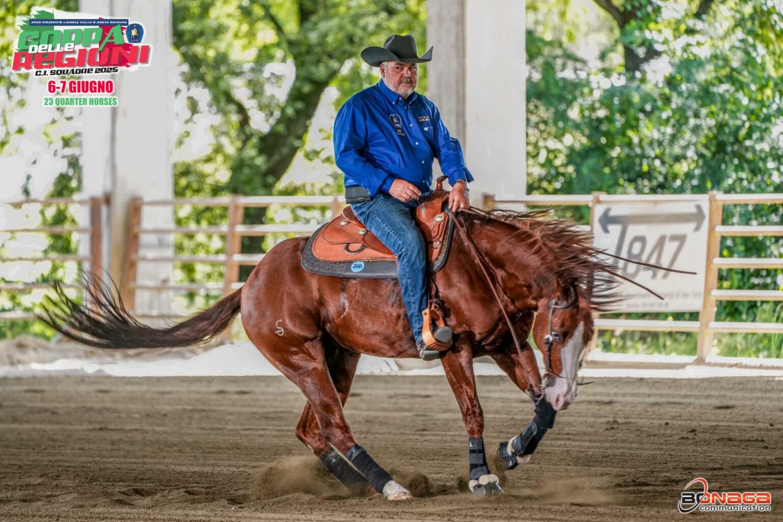 Ettore Baldazzi: il reining è danza tra cavaliere e cavallo