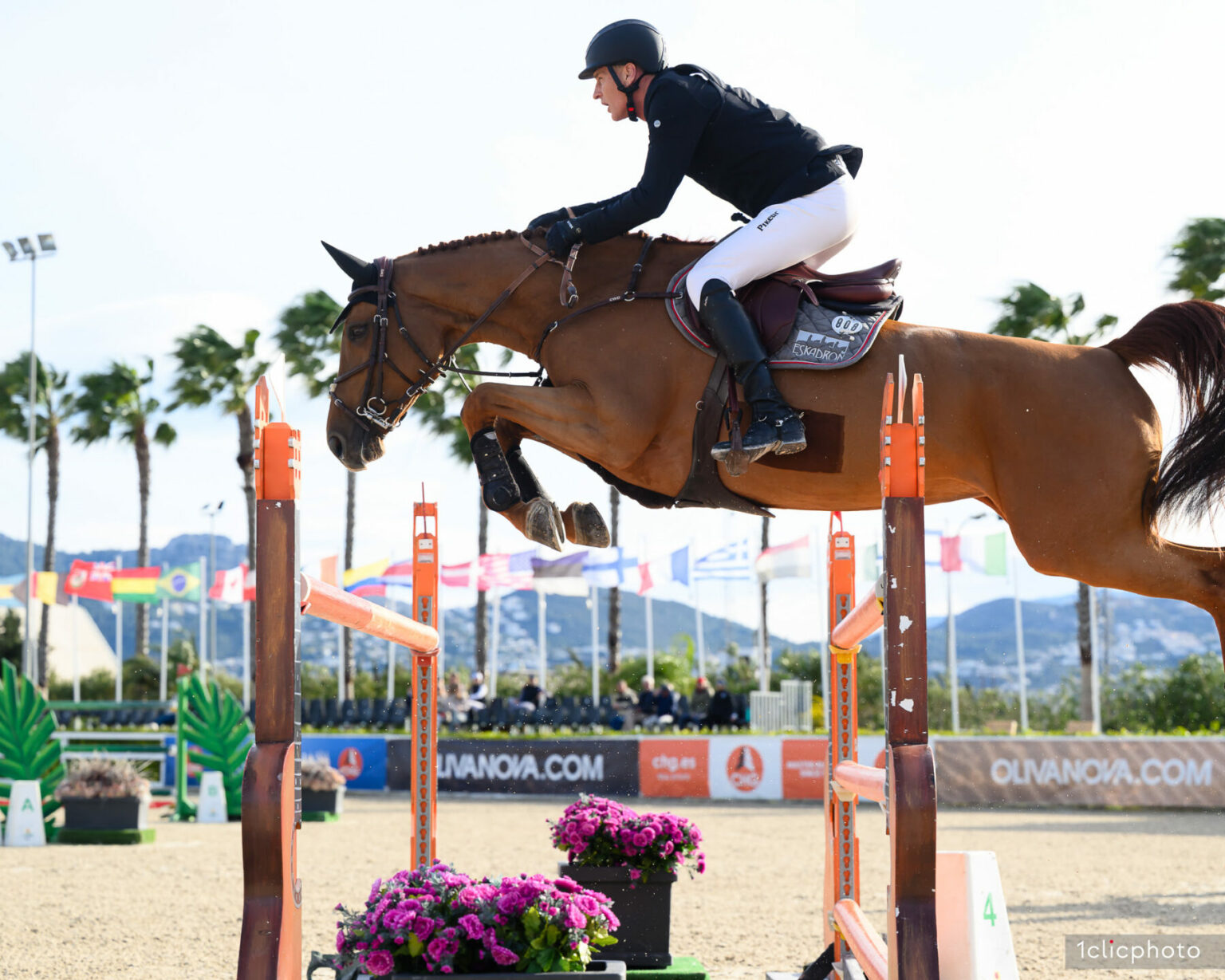 Marc Houtzager and Mereusa victorious in the CSI2* Grand Prix at Spring ...