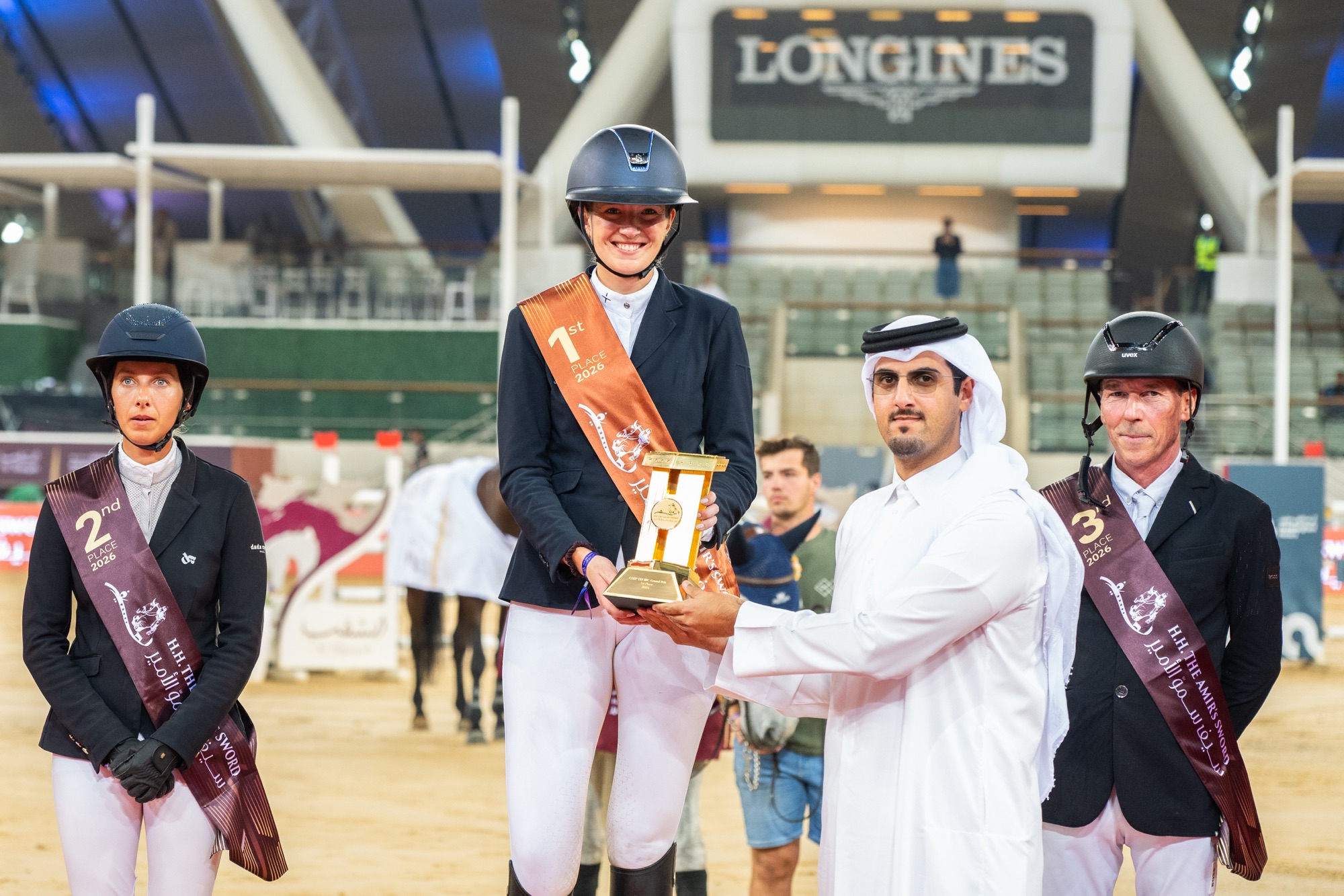 H.H. The Amir’s Sword 2026: Lara Tryba conquista il CSI3*-W 1.50m Grand ...